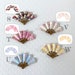 Forest Japanese Fan Folding Fan Paper Fan Miniature Dollhouse Handmade ...