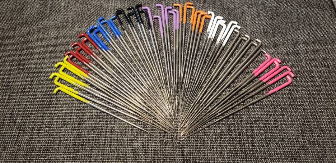 54 Needle Felting Needles, 9 Sizes, Spiral,4 Different Sized Triangle ...