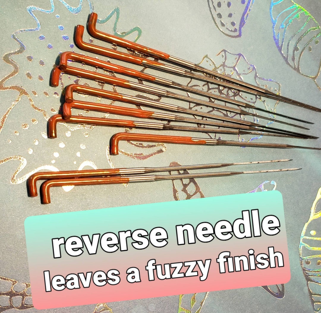 10 40g Reverse Needle Felting Needles, Inverted Needle, Includes Needle ...