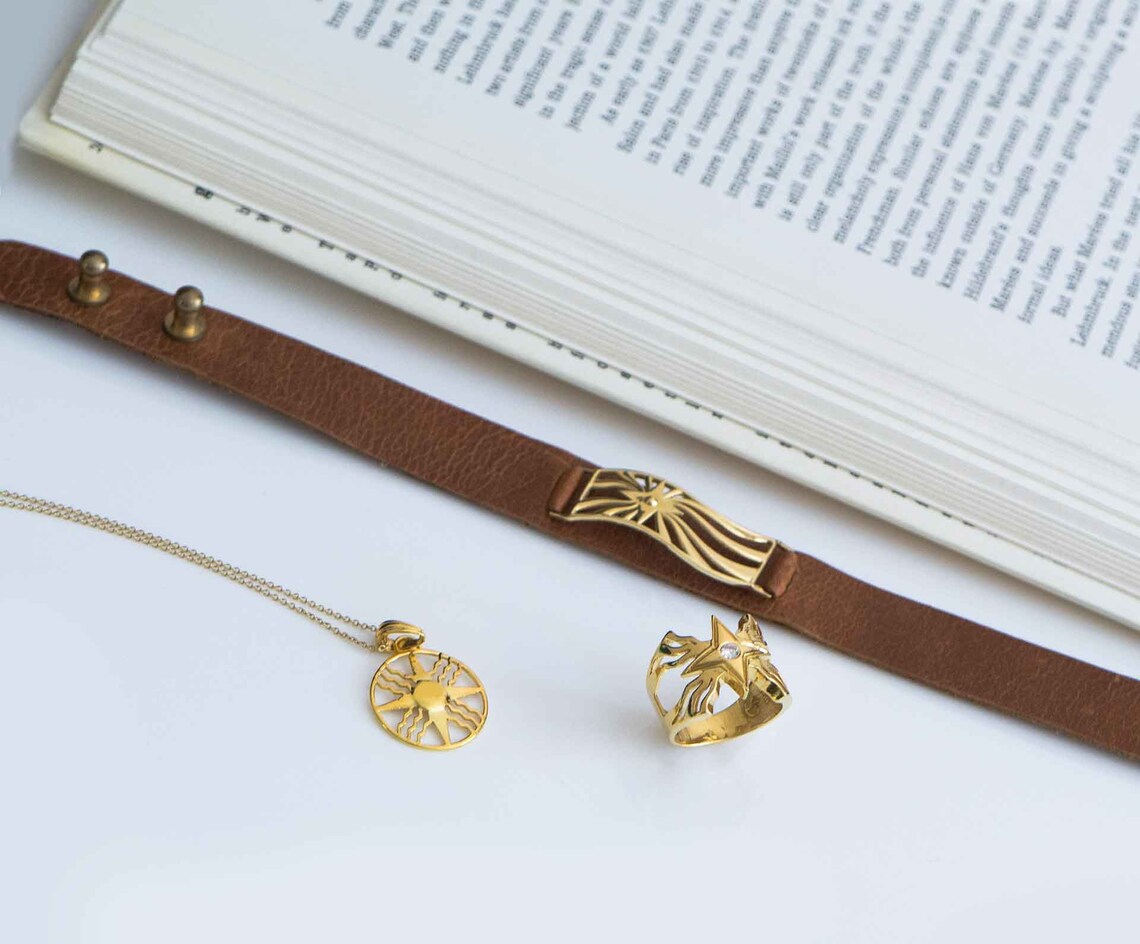 Assyrian Flag Ring //18k Gold ,assyrian Ring,fashion,unisex Ring ...