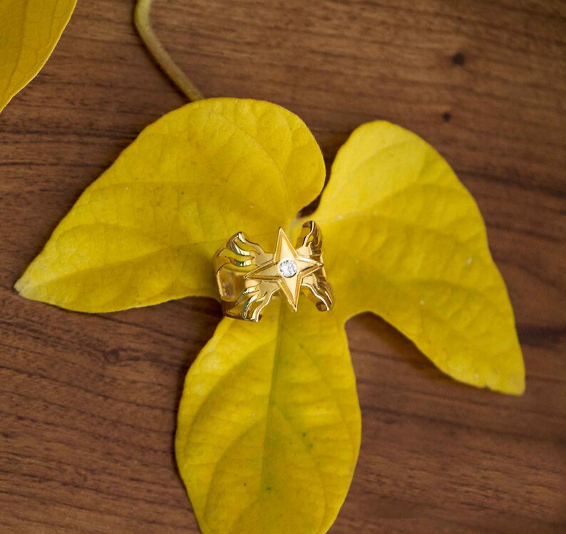 Assyrian Flag Ring //18k Gold ,assyrian Ring,fashion,unisex Ring ...