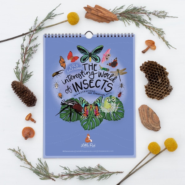 2026 Bug Calendar - Etsy