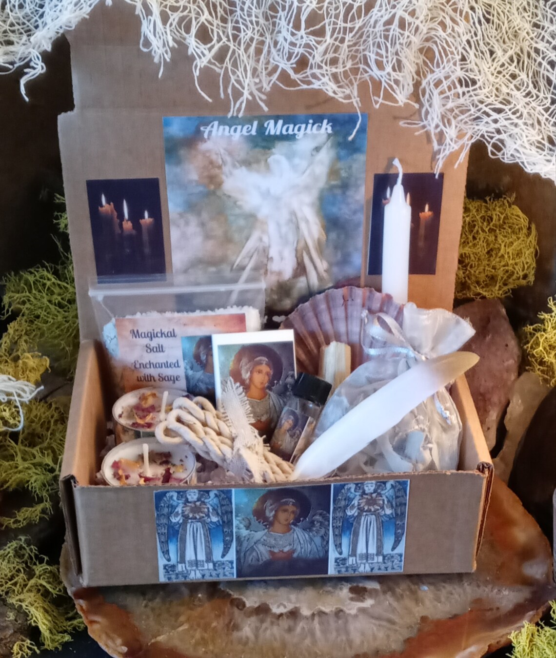 Angel Magick Gift Box Angel Prayer Angelic Connection | Etsy