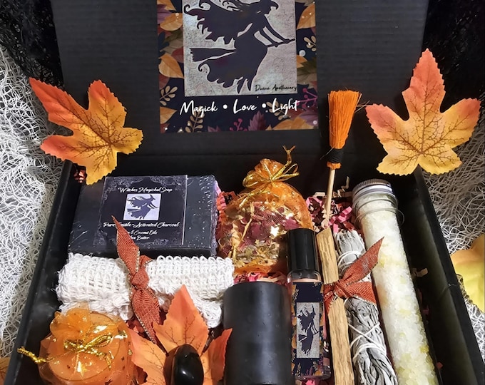 Witchy Woman Spa Box, Witch Birthday Gift, Witch Gift, Yule Spa Set ...