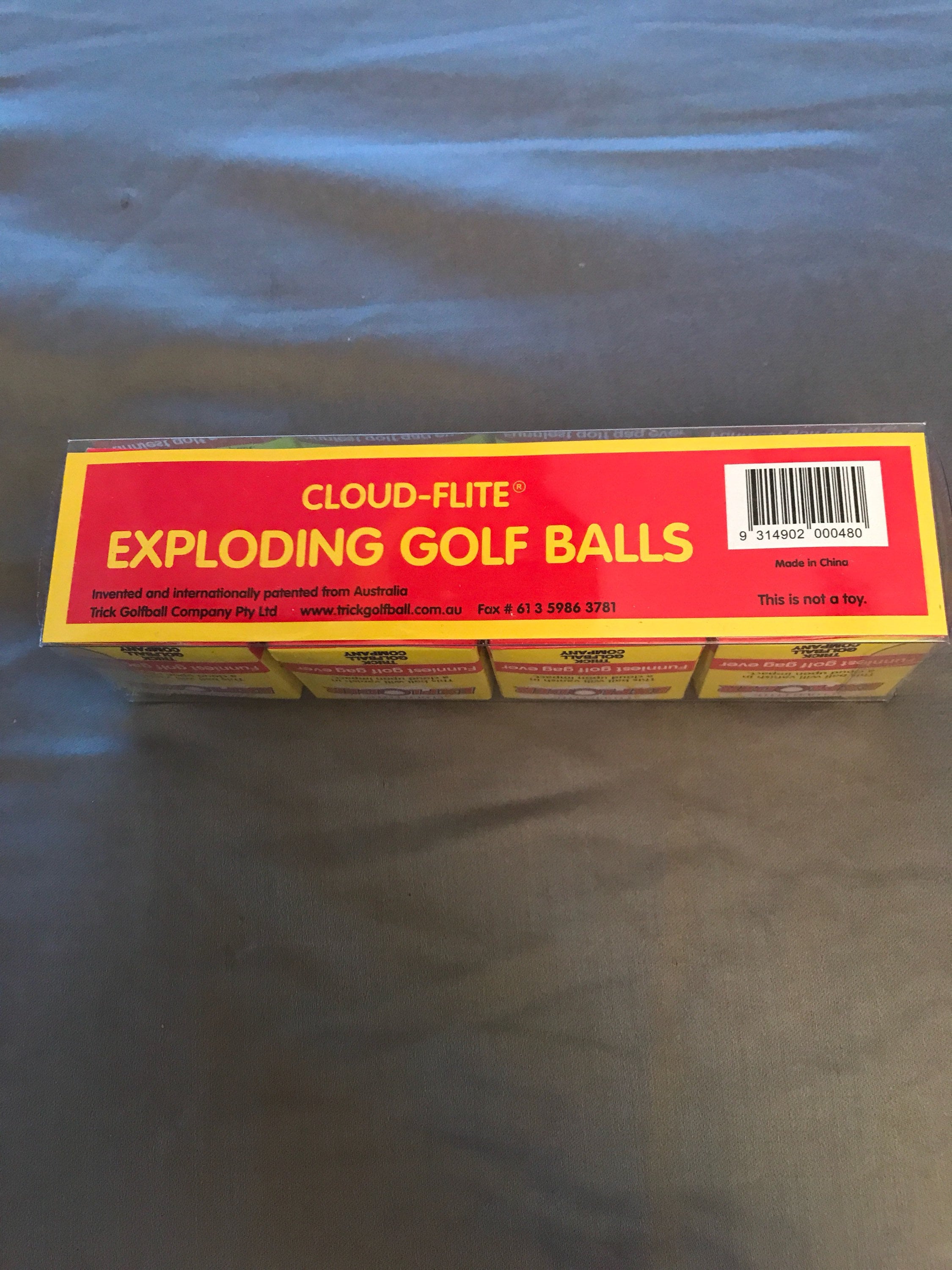 Exploding Golf Ball Gift Pack 4 Expliding Golf Balls Great Holiday ...