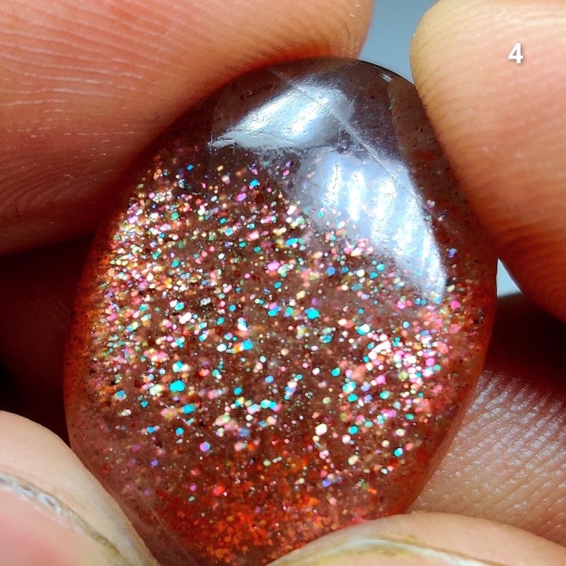 Purple Haze Sunstone Cabs - Etsy