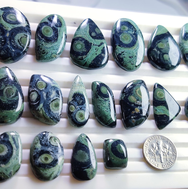 Natural Kambaba Jasper Cabochon From Madagascar – Gemstone for Rings ...