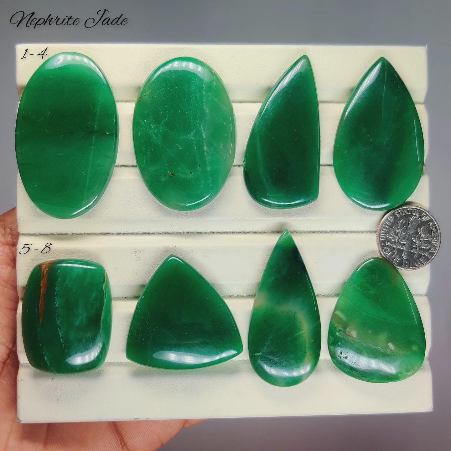 Nephrite Jade Stone | Deep Green Tough Gem for Carving & Pendant ...