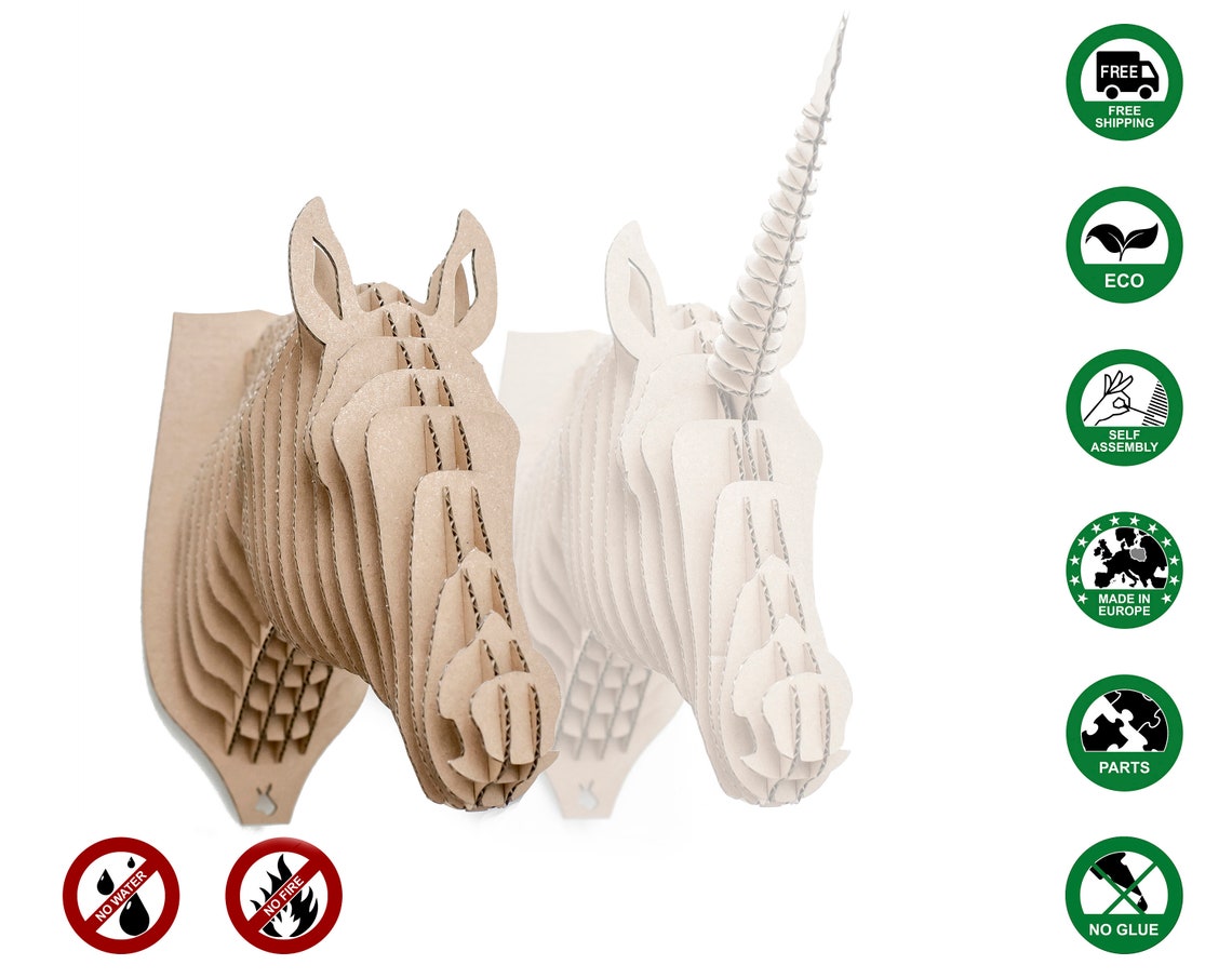 A Set of Any Five Trophies medium Size From Ecological Cardboard ...