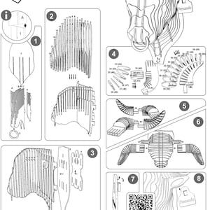 Fernando - Bull Trophy. Animal for Self-assembly Made of Ecological ...