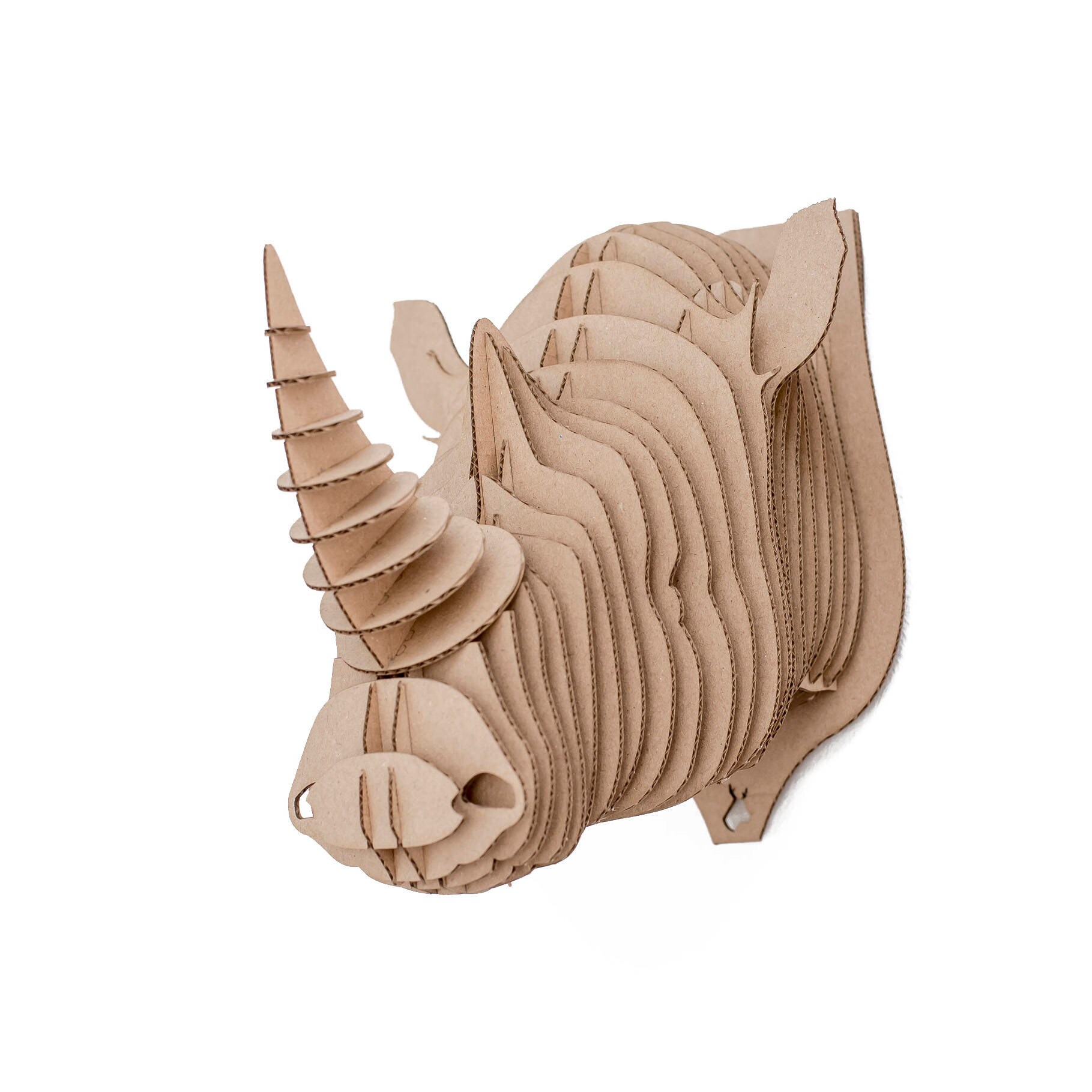 Edward - Rhino Trophy. Animal for Self-assembly Made of Ecological ...