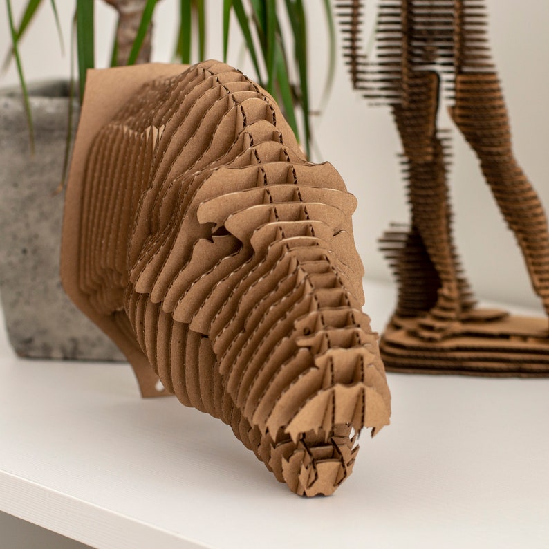 Rex Tyrannosaurus Trophy. Animal for Self-assembly Made of Ecological ...