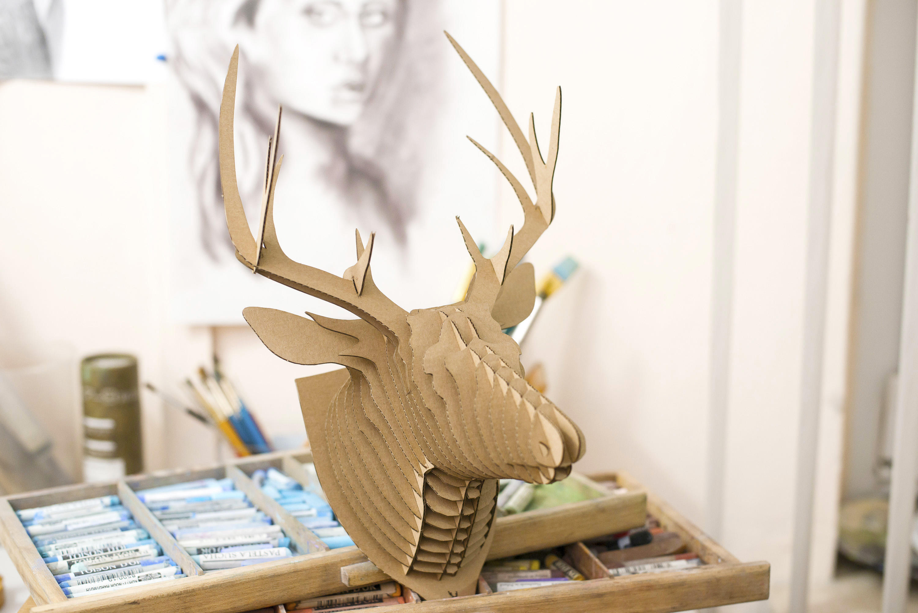 Hubert Deer Trophy. Animal for Self-assembly Made of Ecological ...