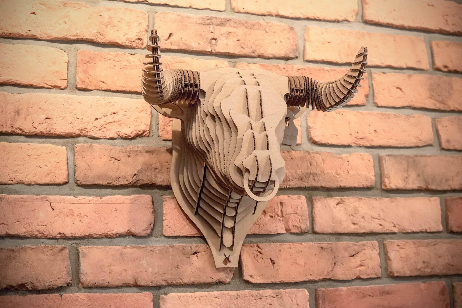 Fernando - Bull Trophy. Animal for Self-assembly Made of Ecological ...