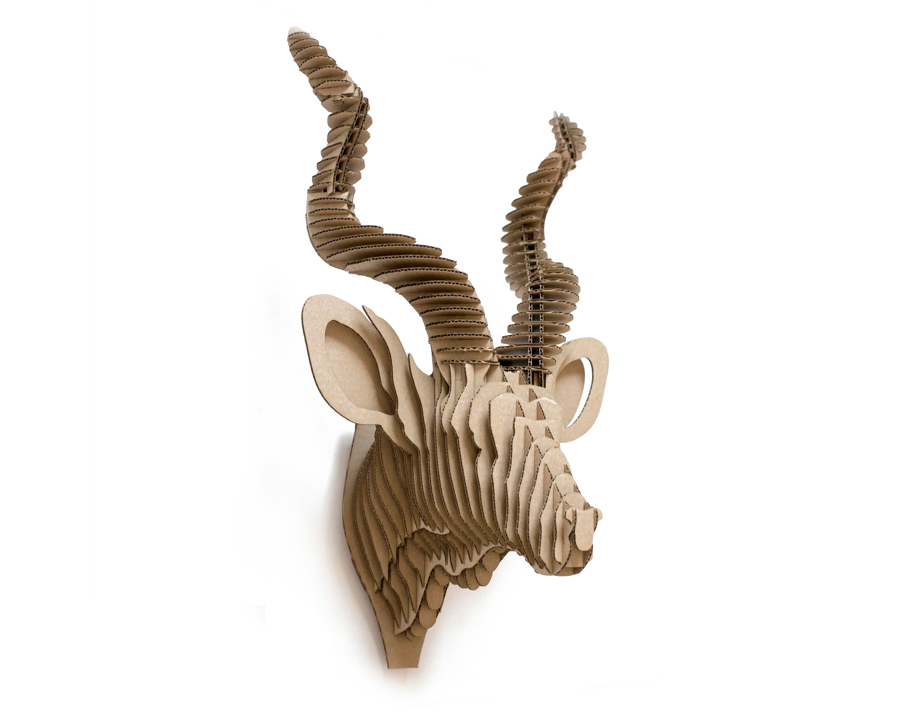 Victor Kudu Antelope Trophy. Animal for Self-assembly Made of ...