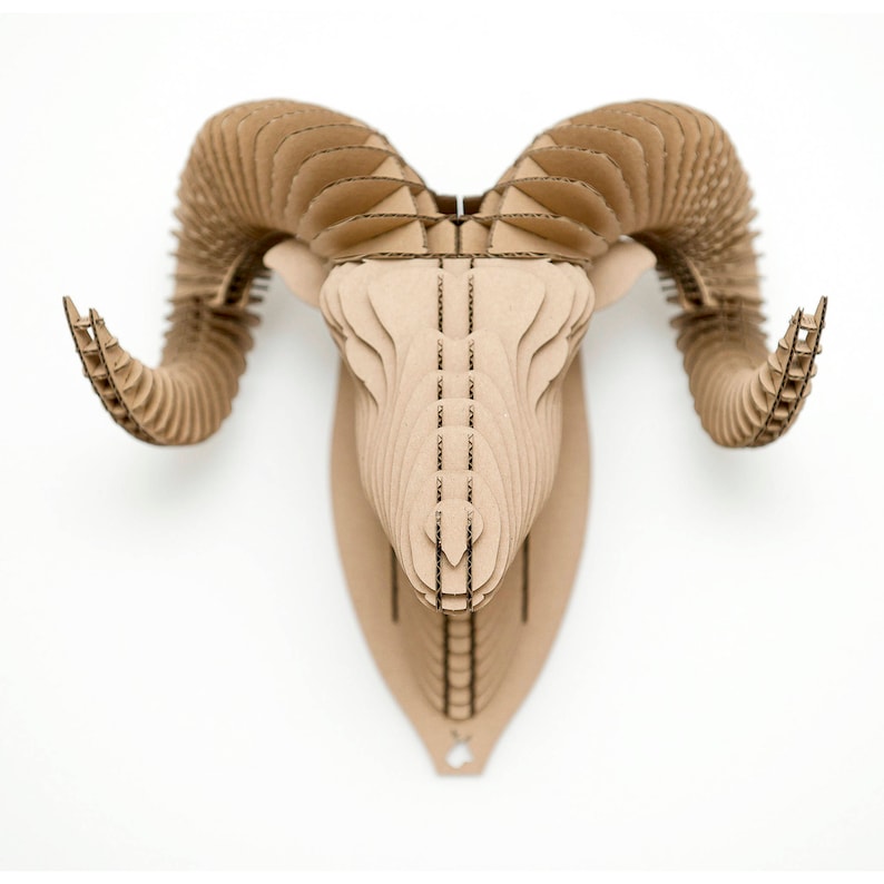 Ryan - Ram Trophy. Animal for Self-assembly Made of Ecological ...