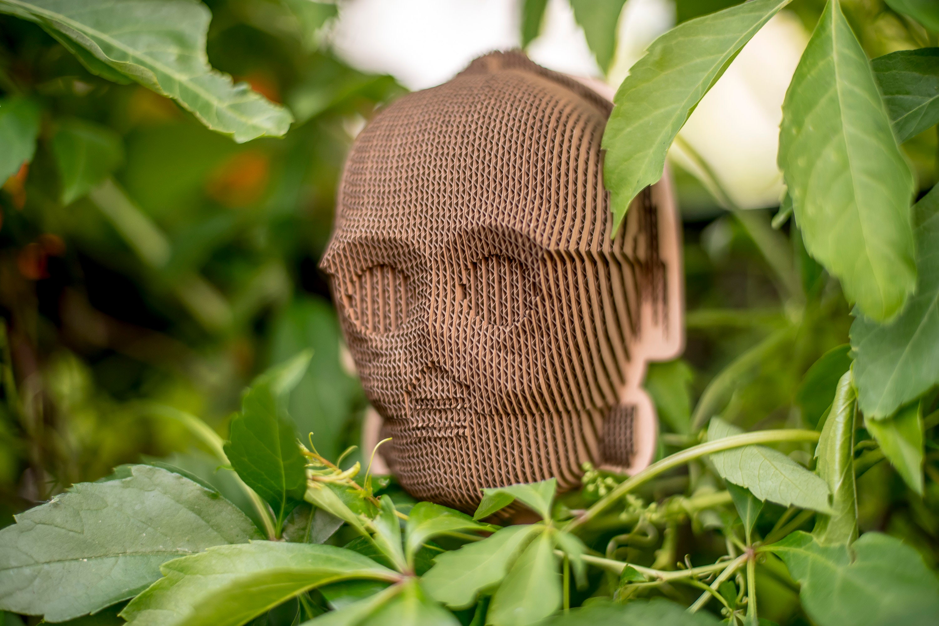C3P0 - Mask for Self-assembly Made of Ecological Cardboard. 3D DIY ...