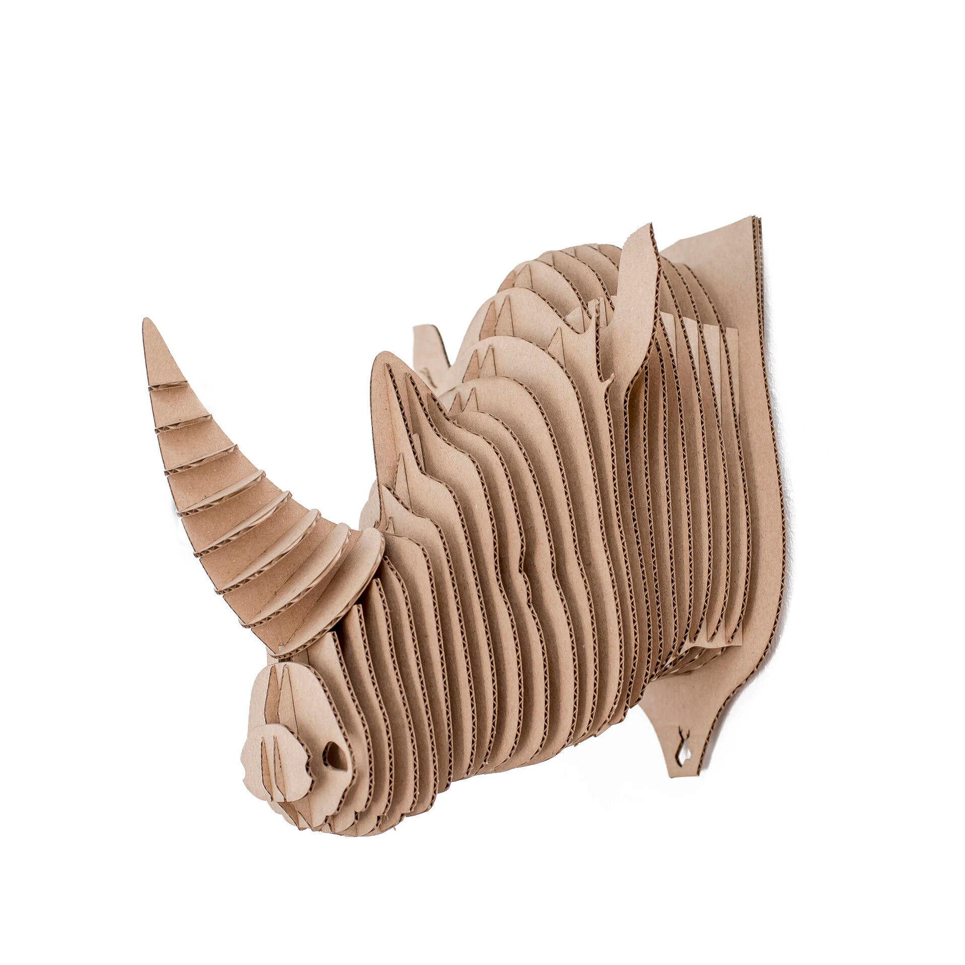 Edward - Rhino Trophy. Animal for Self-assembly Made of Ecological ...