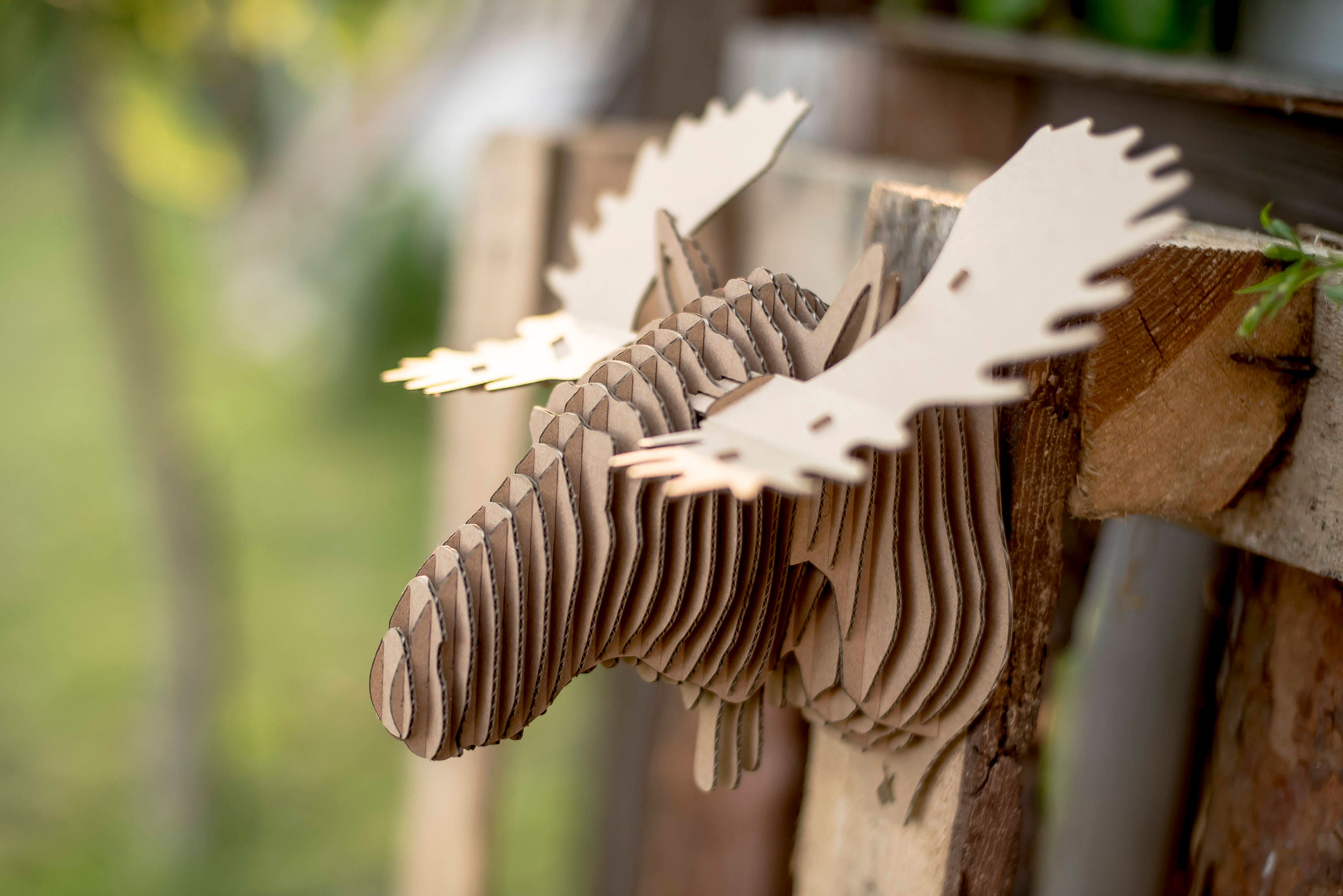 Alfred Moose Trophy. Animal for Self-assembly Made of Ecological ...