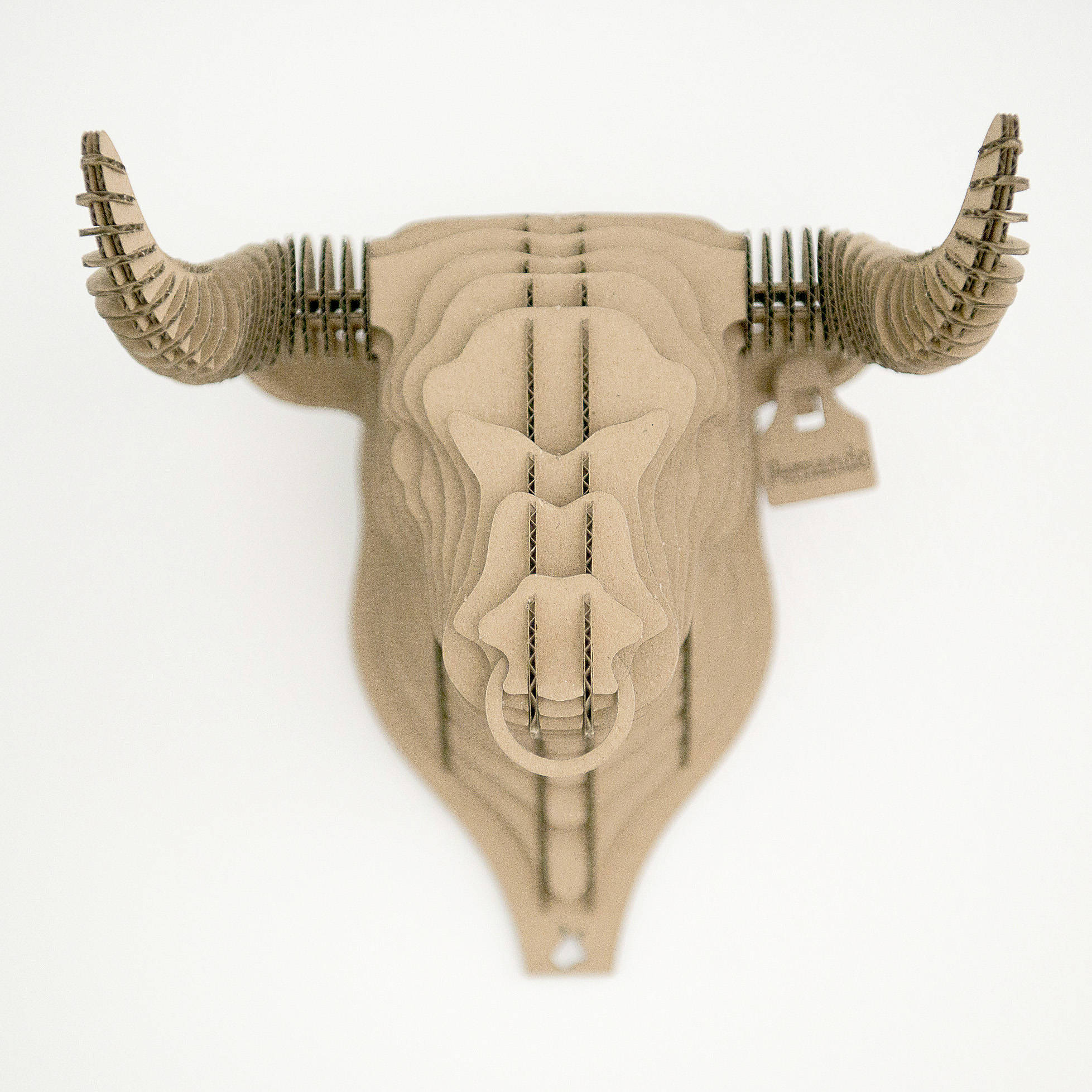 Fernando - Bull Trophy. Animal for Self-assembly Made of Ecological ...