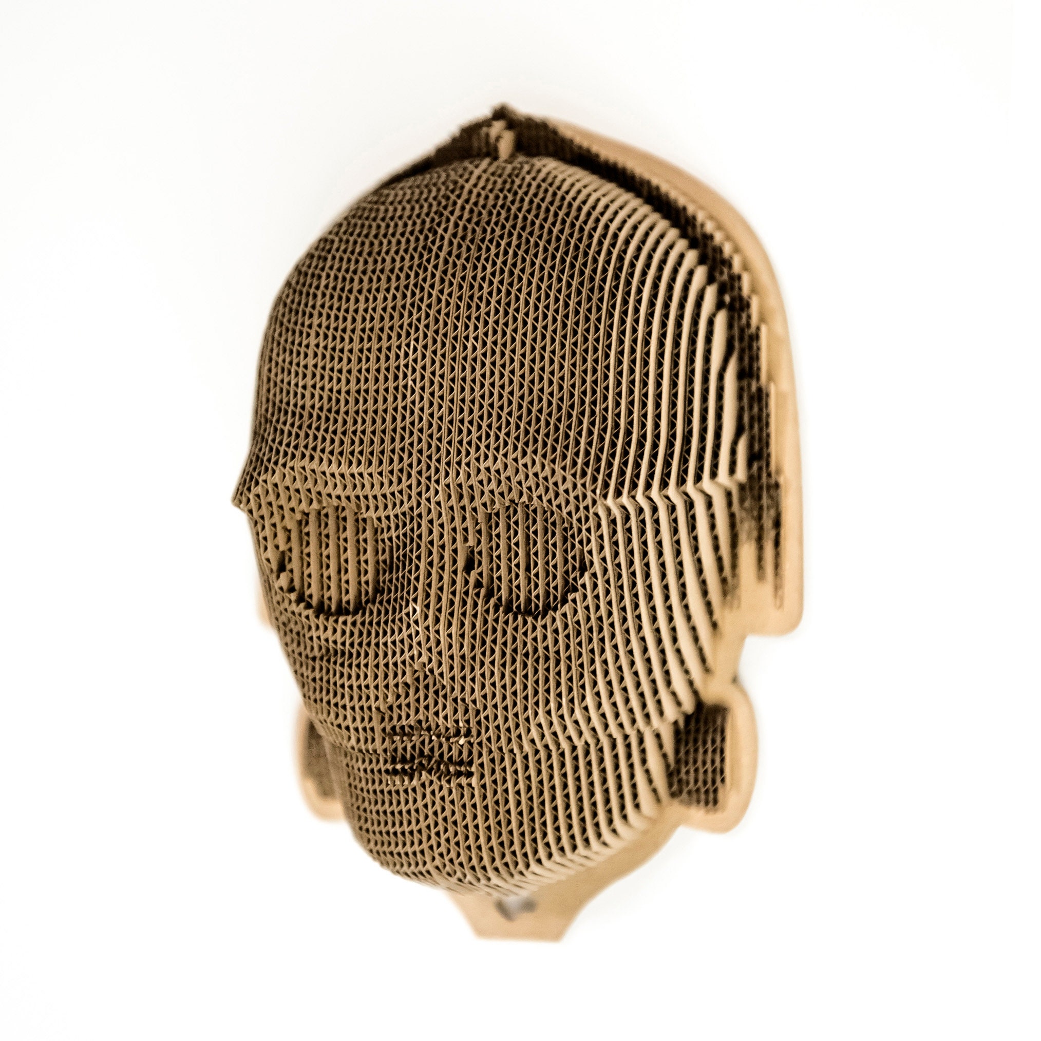 C3P0 - Mask for Self-assembly Made of Ecological Cardboard. 3D DIY ...