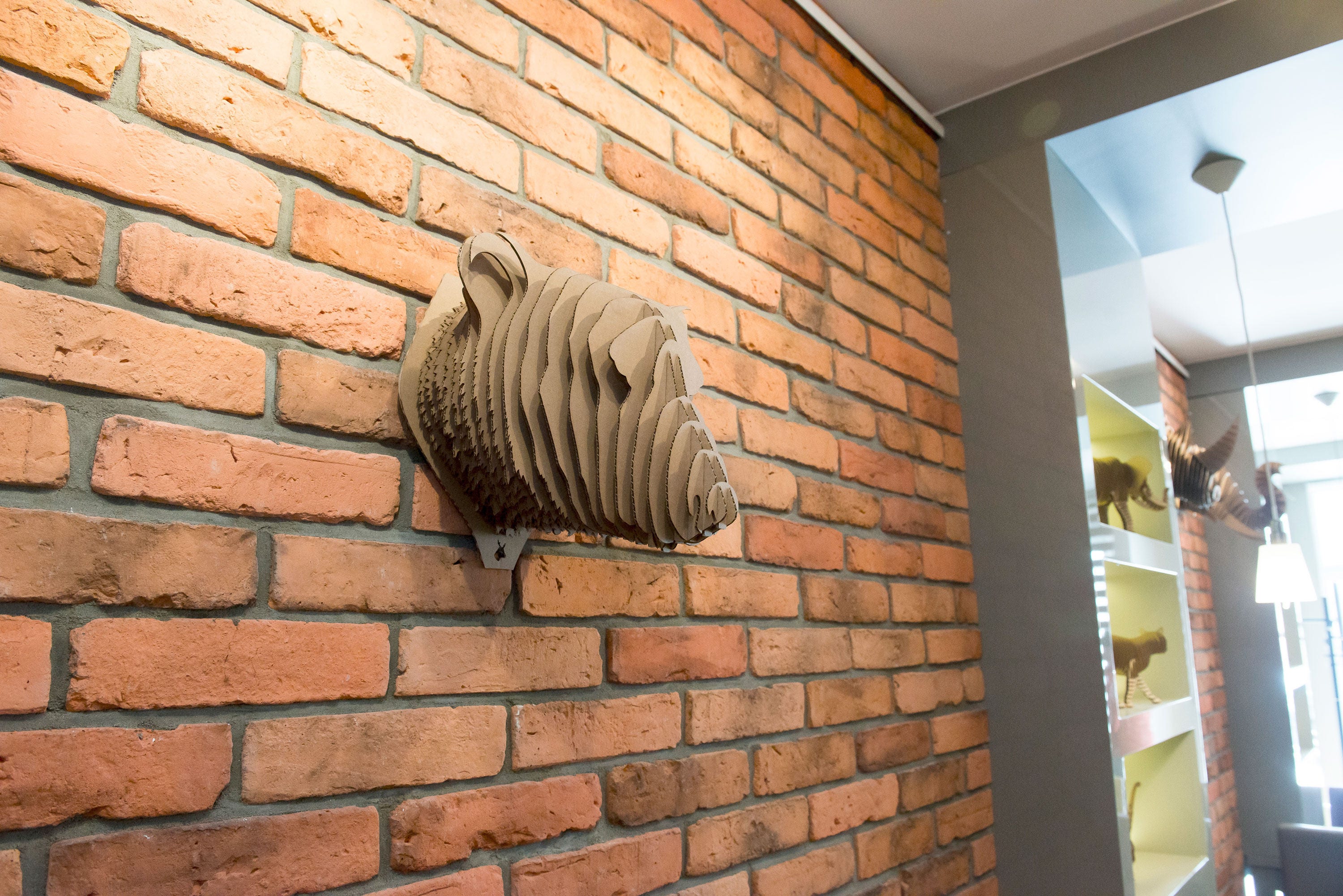 Woytek - Bear Trophy. Animal for Self-assembly Made of Ecological ...