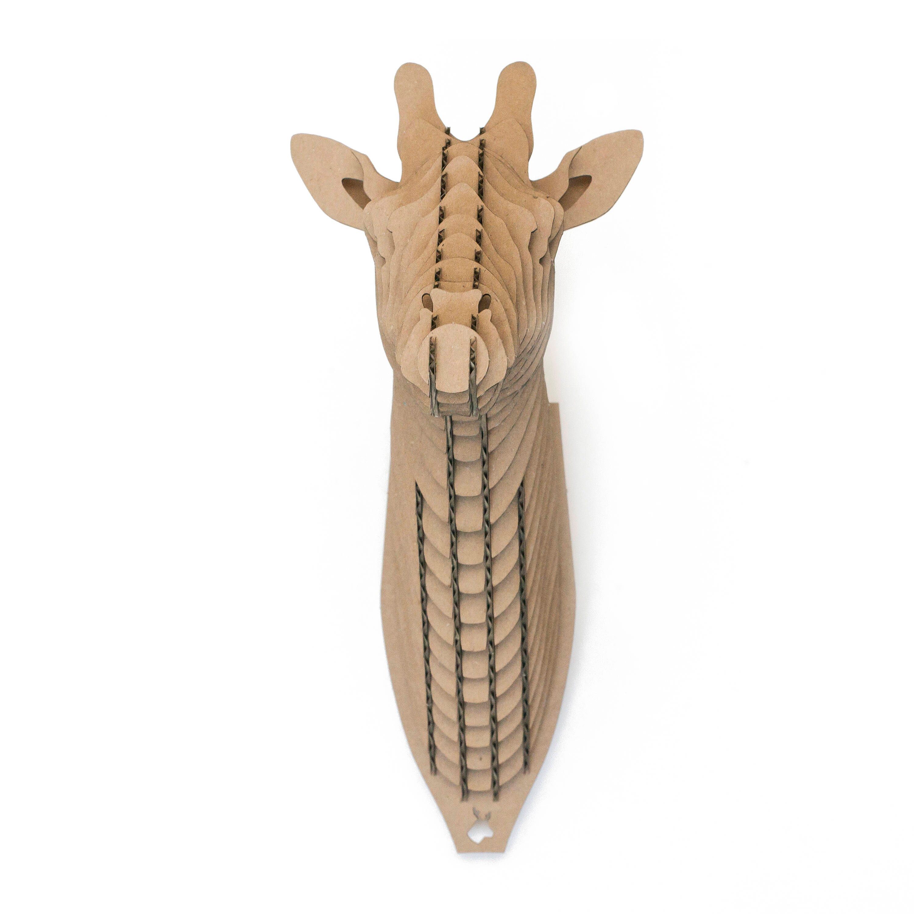 Oliver Giraffe Trophy. Animal for Self-assembly Made of Ecological ...