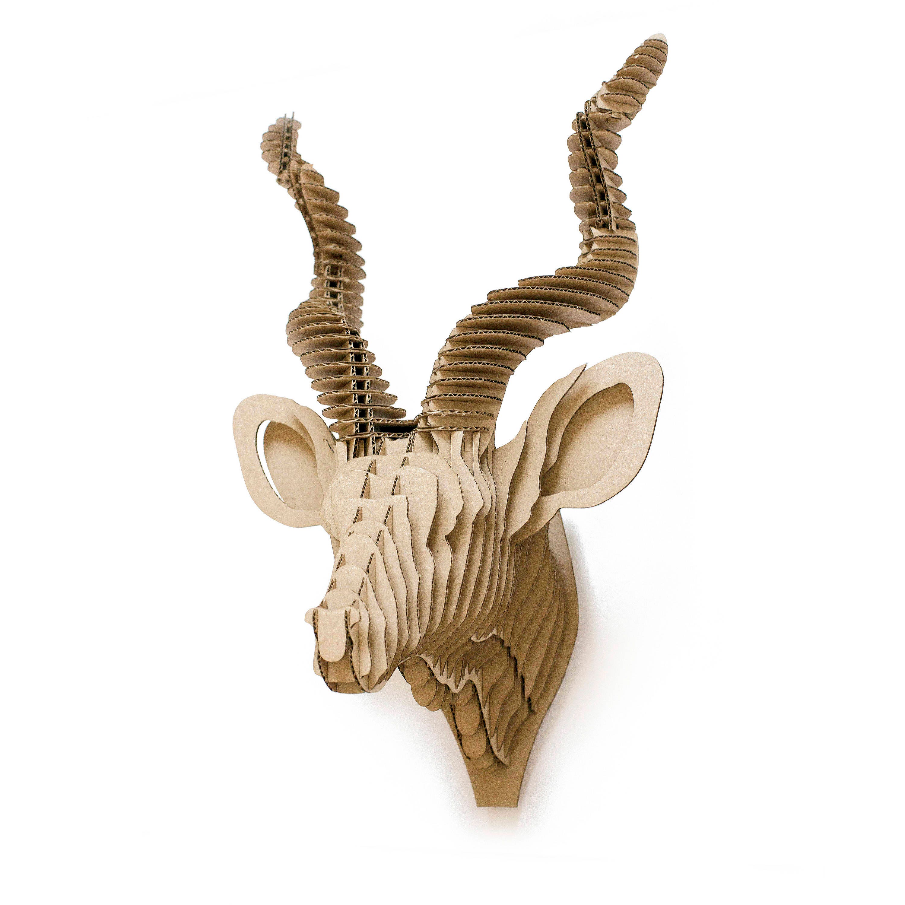 Victor Kudu Antelope Trophy. Animal for Self-assembly Made of ...