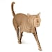 Filemon - Standing Cat. Animal for Self-assembly Made of Ecological ...