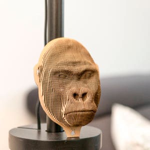 Gorilla - Animal Mask for Self-assembly Made of Ecological Cardboard ...