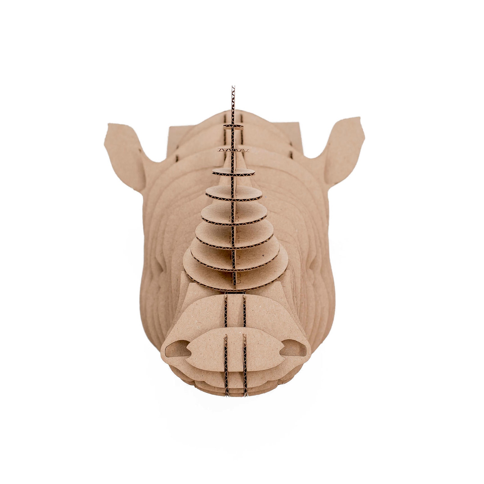 Edward - Rhino Trophy. Animal for Self-assembly Made of Ecological ...