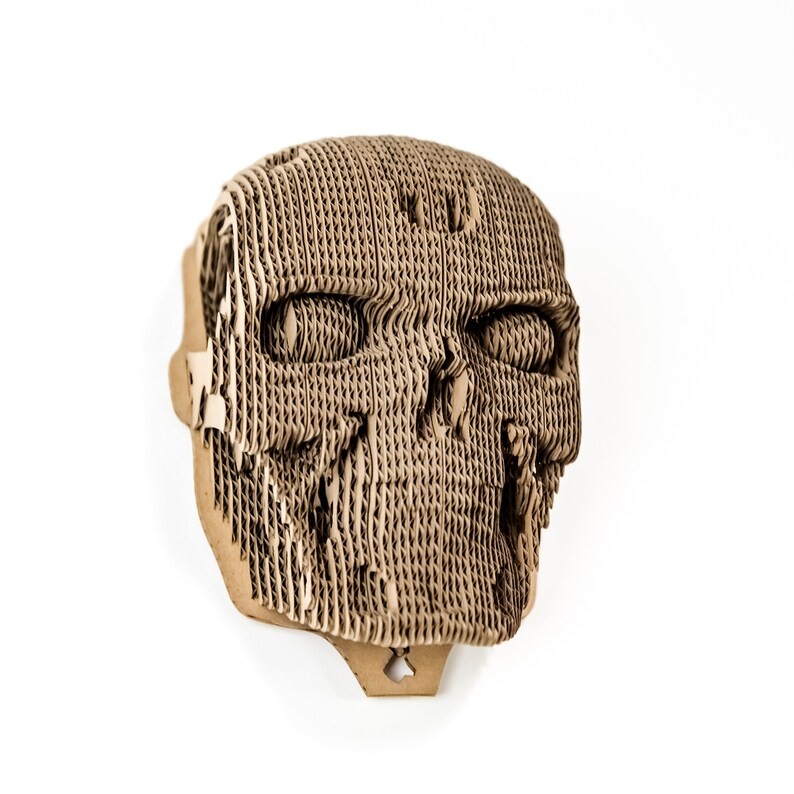 Terminator - Mask for Self-assembly Made of Ecological Cardboard. 3D ...