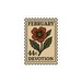 February Birth Flower Stamp Sticker: American Traditional Tattoo Style ...