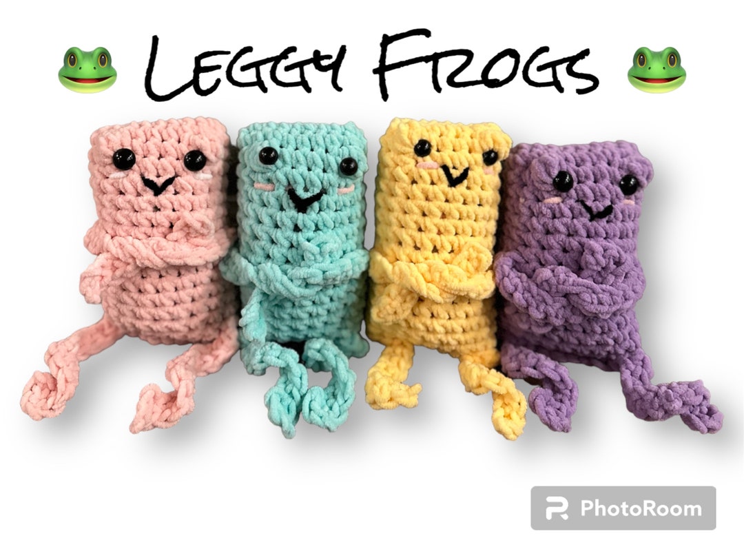 LEGGY FROGS Crochet Homemade Amigurumi Plushie Kids Toy - Etsy