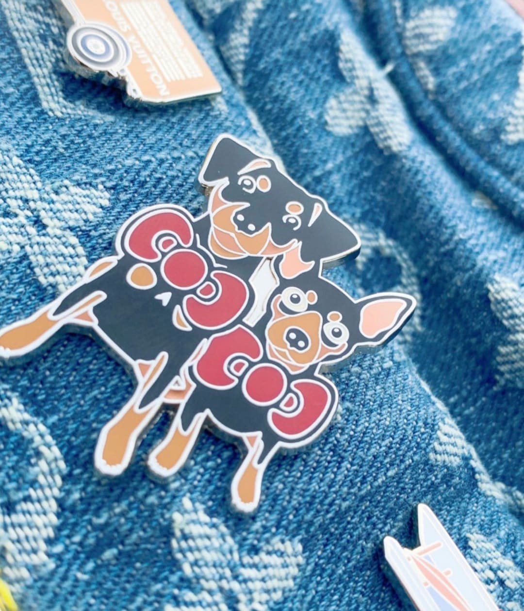 Miniature Pinscher Min Pin Bow Tie Hard Enamel Pin - Etsy