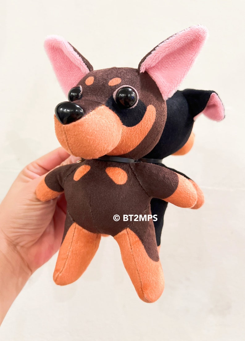 BT2MPS Miniature Pinscher Min Pin Handmade Plushie Plush Stuffed Animal ...