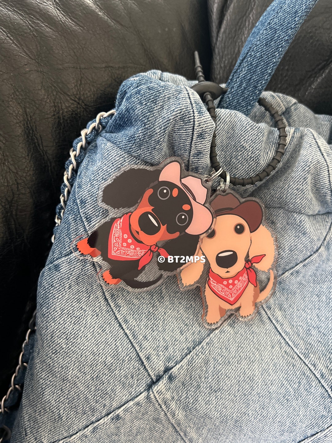 BT2MPS Yeehaw Cowboy Dachshund Wiener Sausage Doxie Dog Key Chain - Etsy