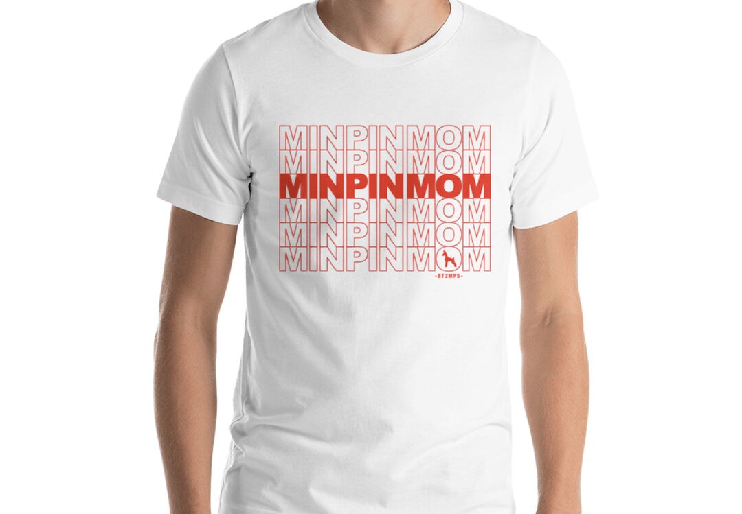 Min Pin Mom T-shirt: Miniature Pinscher Dog, Unisex Jersey - Etsy
