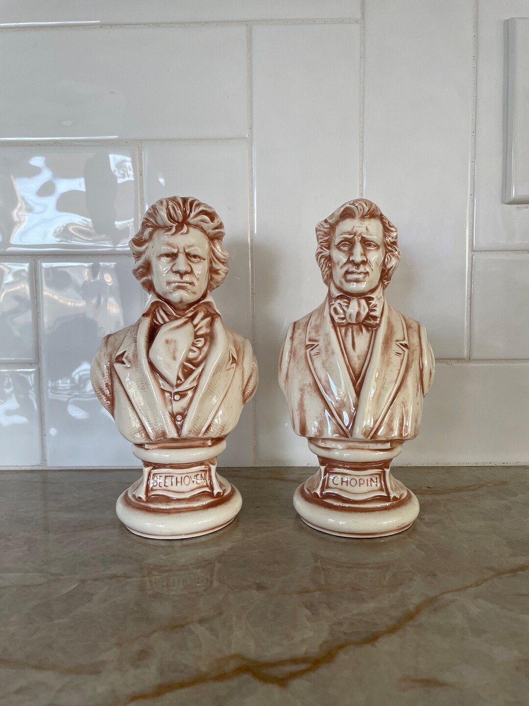 Chopin and Beethoven Statues / Famous Composer Bust - Etsy