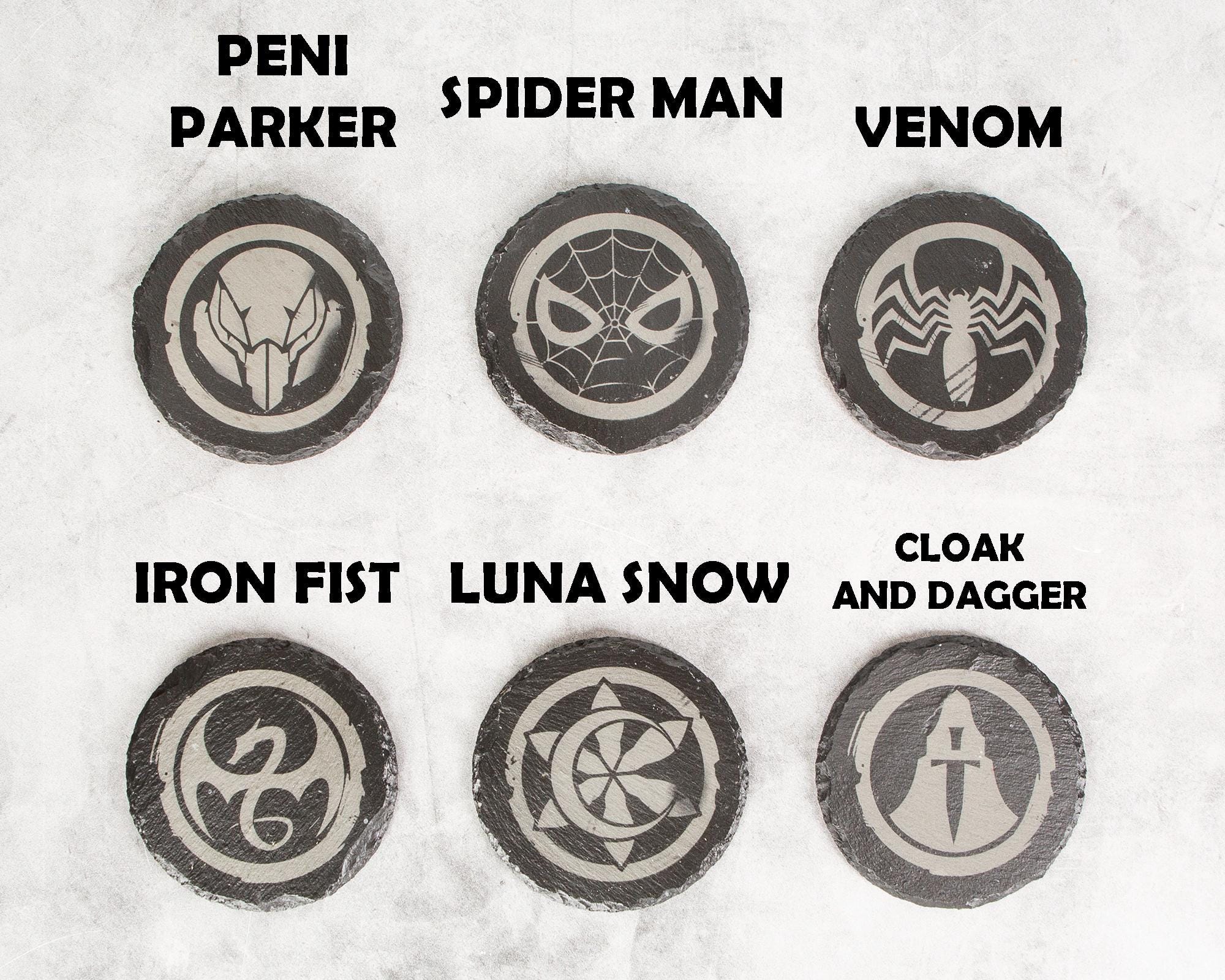 Marvel Rivals Character Emblems Slate Coasters - Etsy