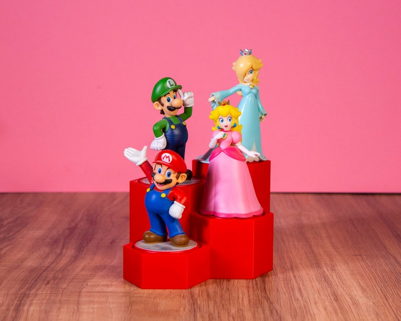 Amiibo Display Stand Modular Holds 4 per module | Etsy