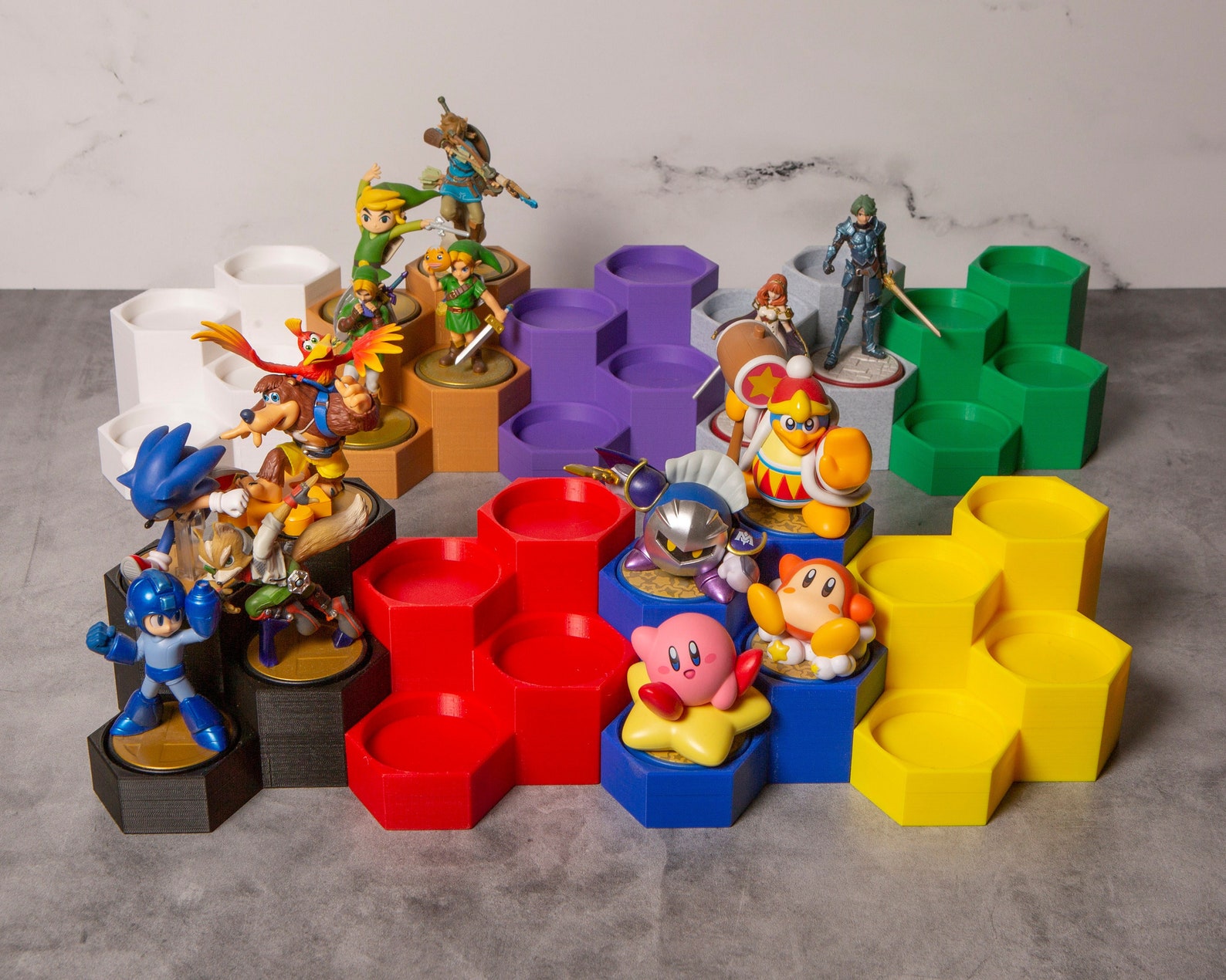Amiibo Display Stand Modular Holds 4 per Module - Etsy