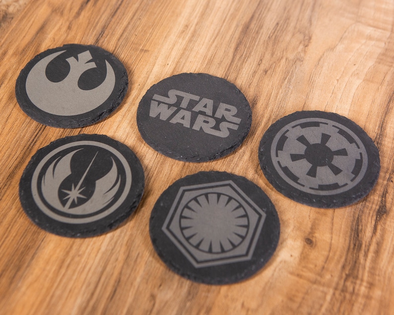 Star Wars Slate Coasters - Etsy