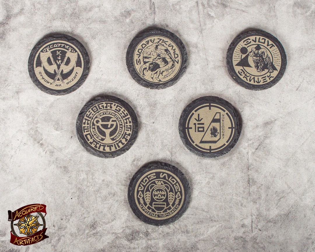 Star Wars Ogas Cantina Slate Coasters - Etsy
