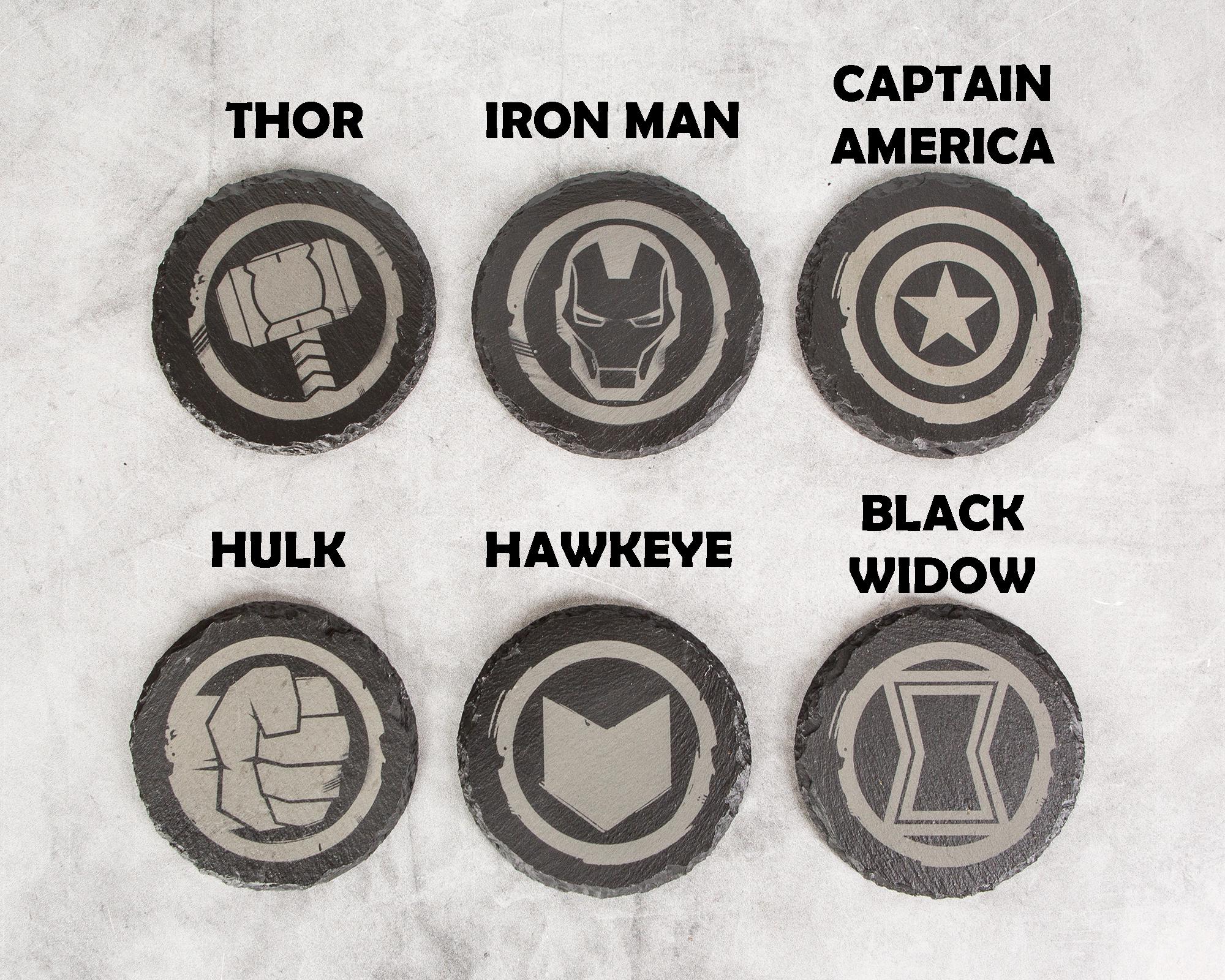 Marvel Rivals Character Emblems Slate Coasters - Etsy