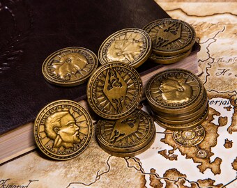 Elder Scrolls Tamriel Septim Coin Replica Cosplay - Etsy