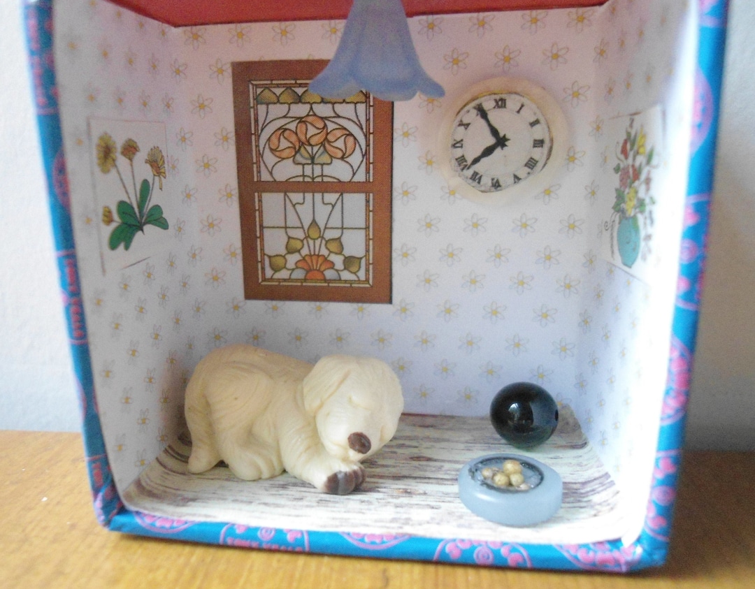 Handmade Dioramas, Cute Puppy Scenes - Etsy