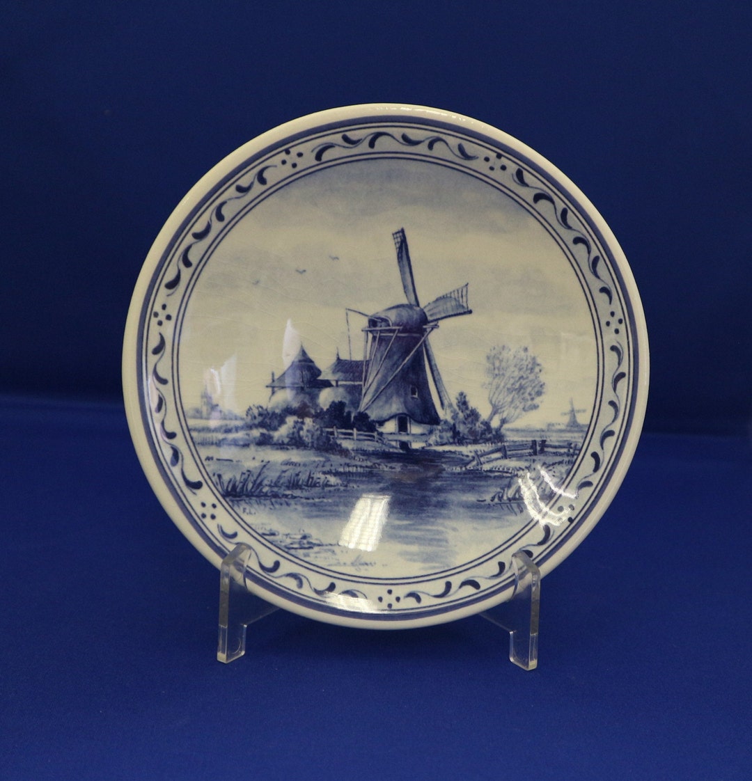 Vintage Delft Plates - Etsy