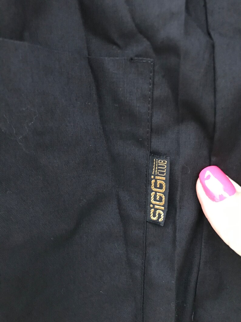 Old School Siggi, Italy, 70s Smock Buttoned Dress With Embroidered ...