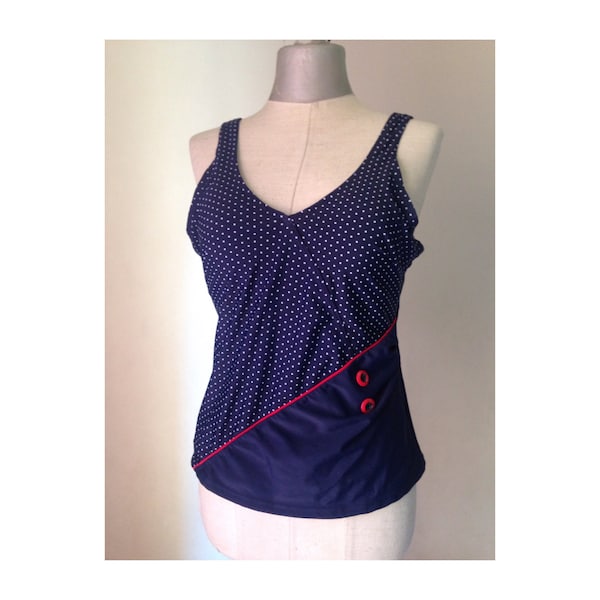 Polka Dot Tank Top - Etsy